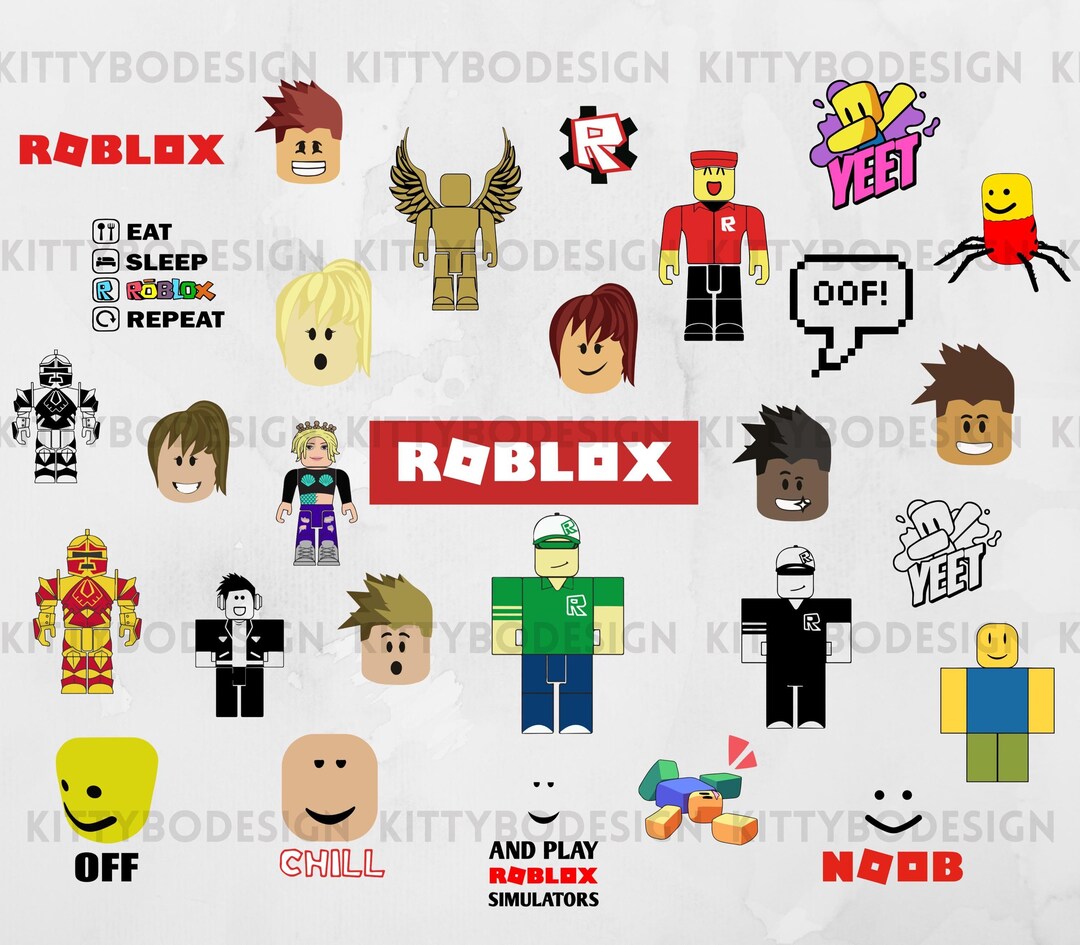 Roblox SVG Graphics: Game Design Elements (digital Download) - Etsy