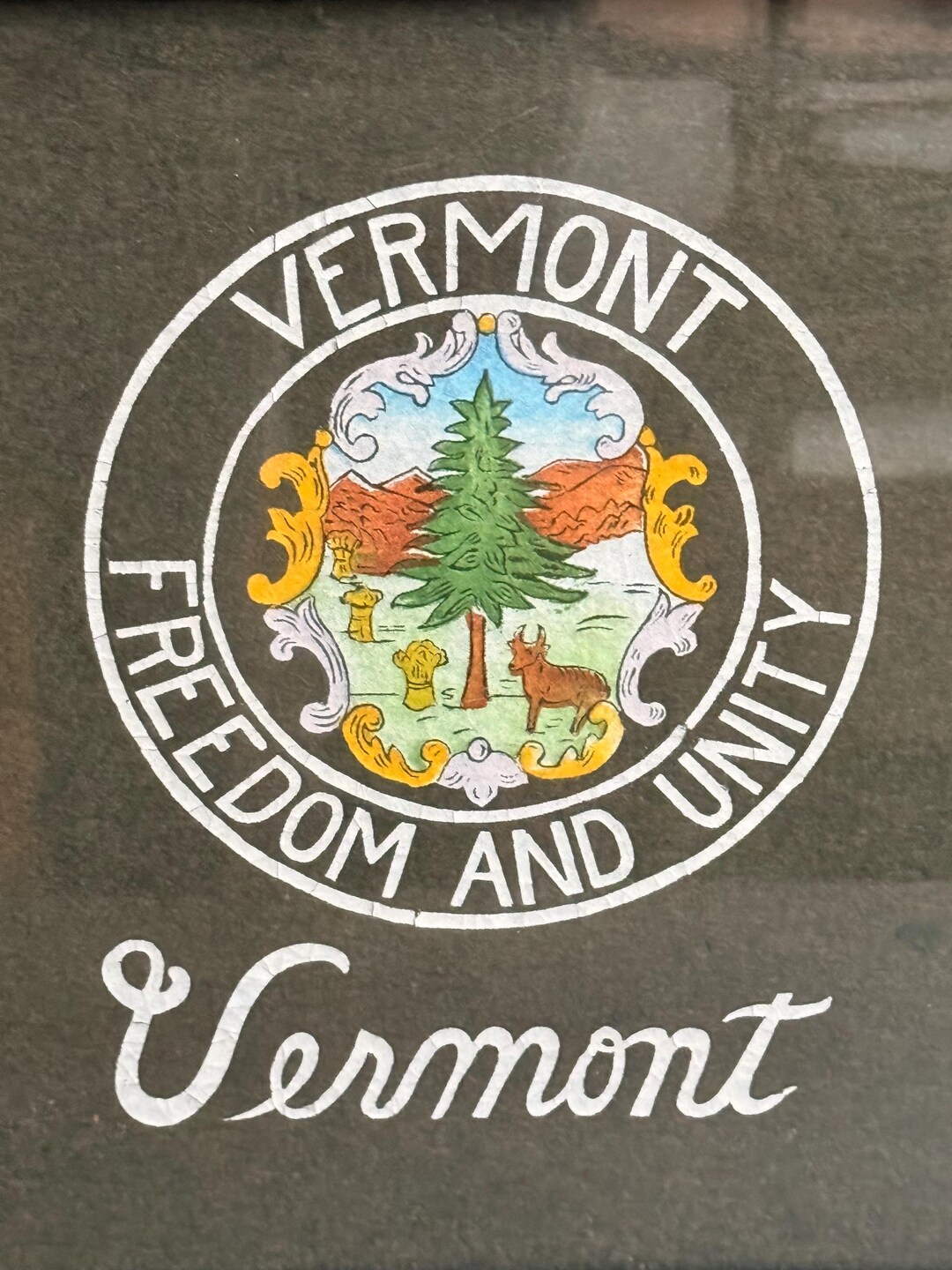 Antique Vermont Wall Hanging Tray Style Frame - Etsy