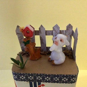 Spice Buddy Baby Goat and Birdhouse on Mace Tin Hand Made One | Etsy