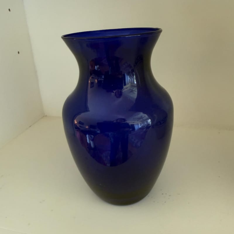Vase With Cobalt Blue - Etsy