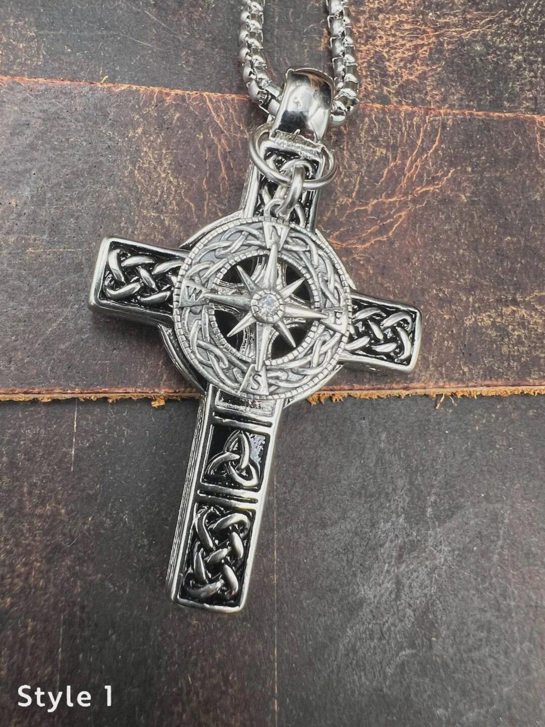 Celtic Wayfinder Necklace | Celtic Cross Compass Pendant | Faith ...