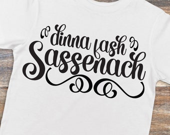 Dinna Fash Outlander Scottish Thistle PNG SVG Vector - Etsy
