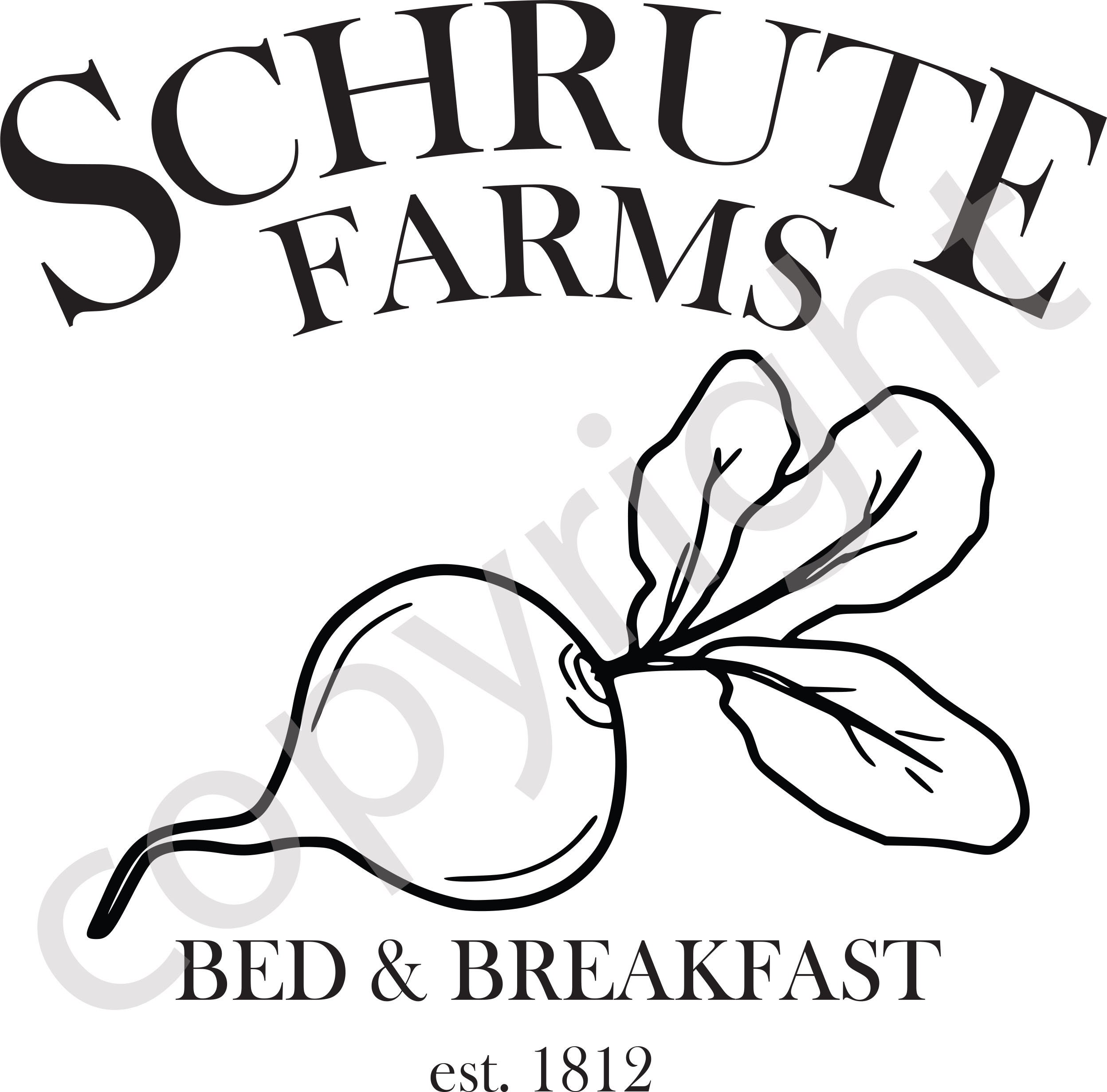 Schrute Farms SVG - Etsy