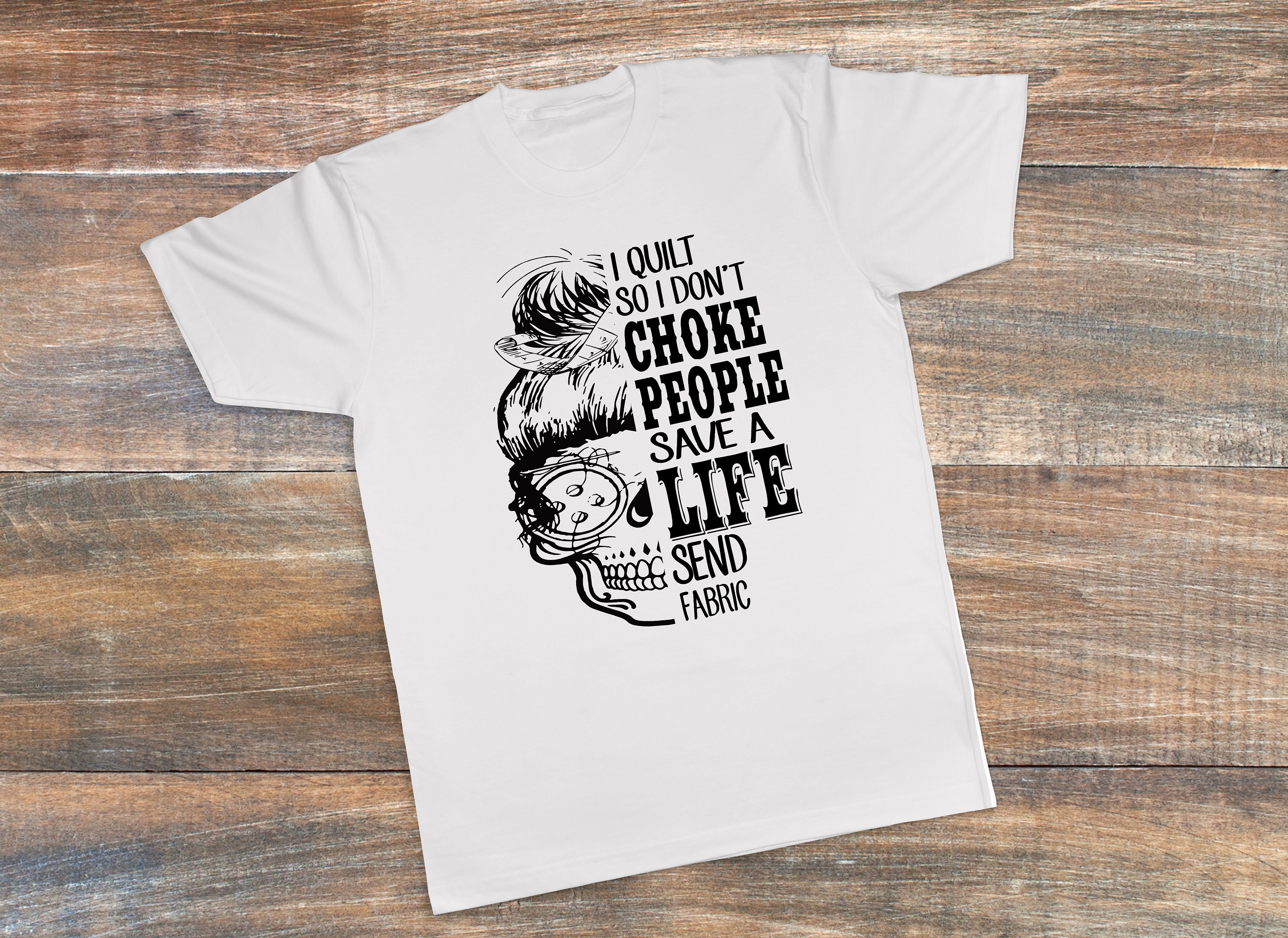 I Quilt so I Don't Choke Someone Svg - Etsy