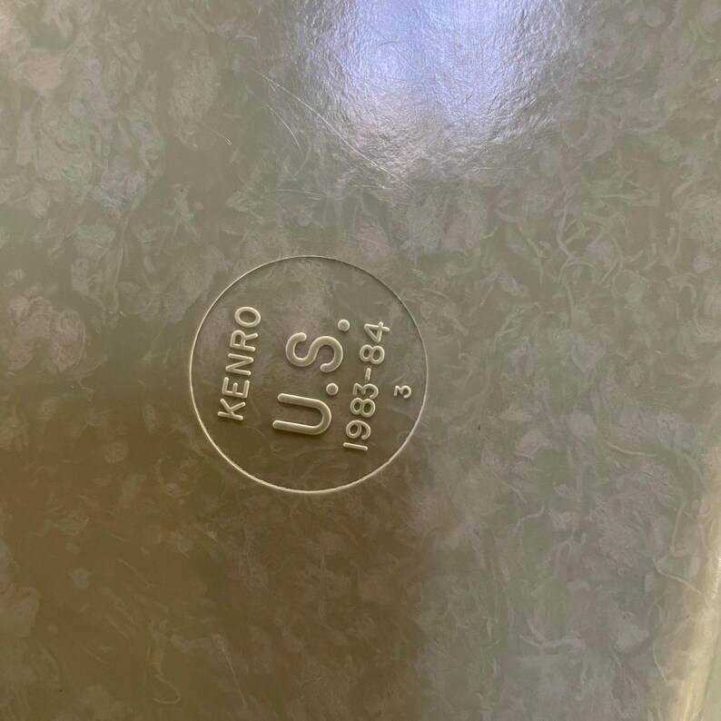 Vintage Kenro US Military Mess Hall Tray 1983 Fiberglass 5 Compartment ...