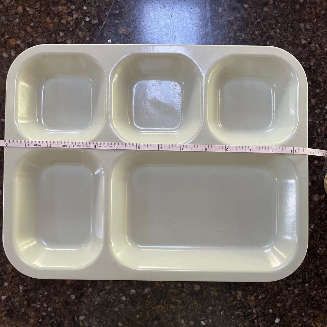 Vintage Kenro US Military Mess Hall Tray 1983 Fiberglass 5 Compartment ...