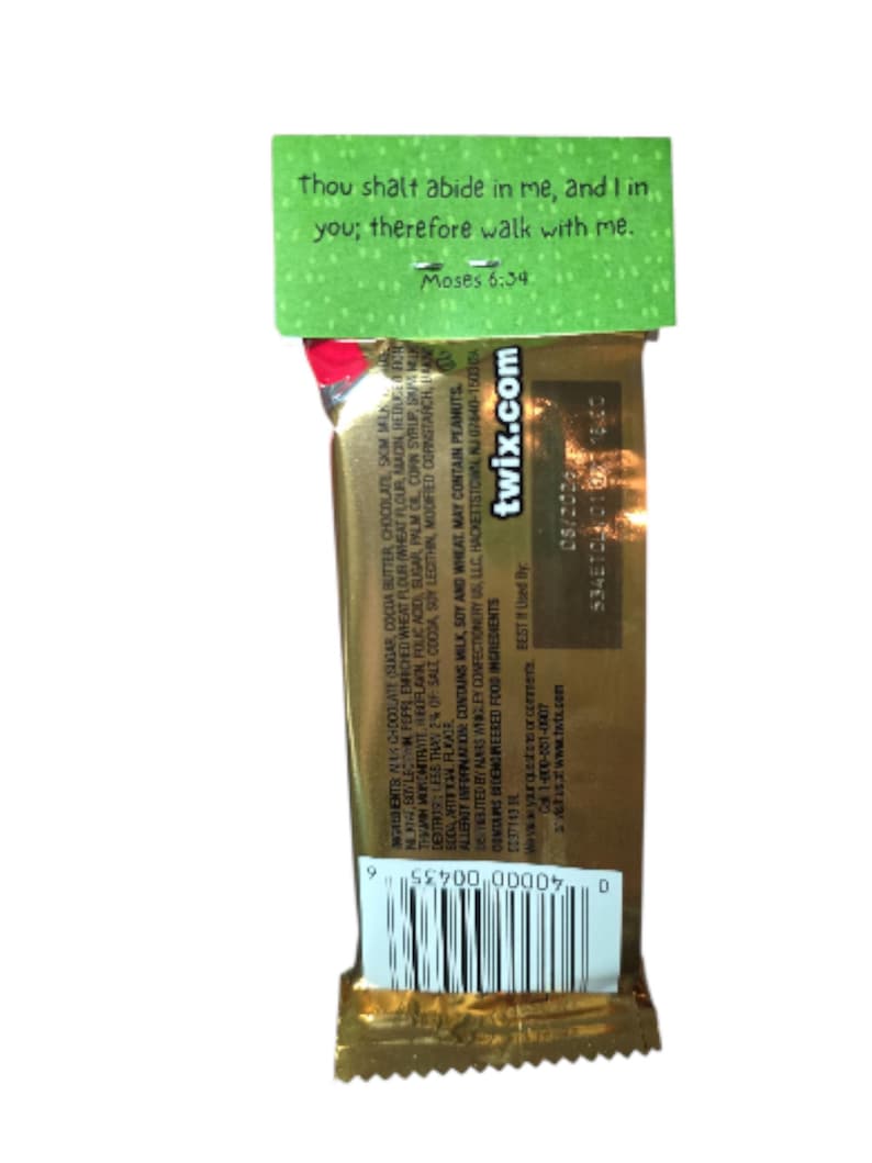 LDS Youth Theme 2026 Twix Treat Topper: Walk With Me Printable (digital ...