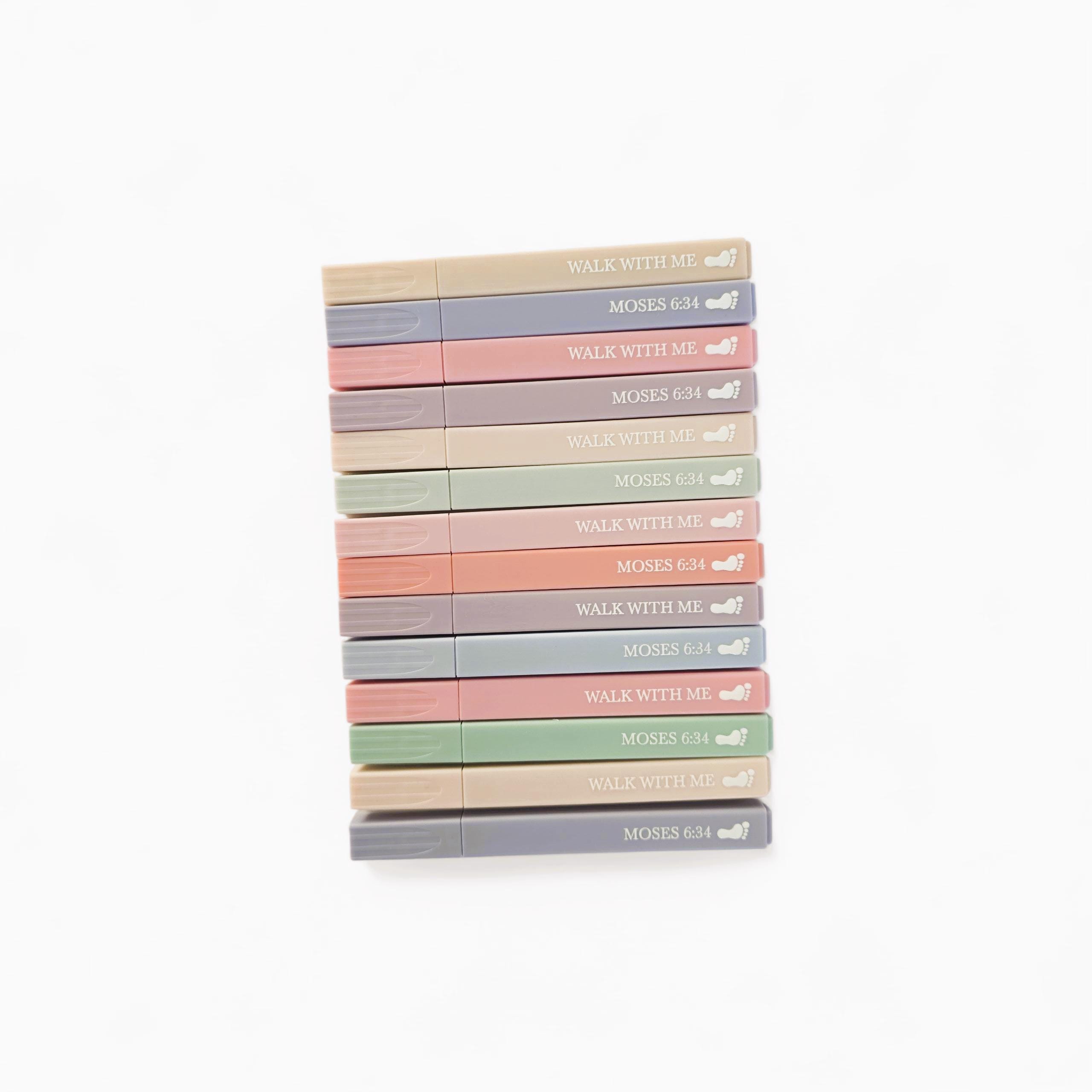 Walk With Me Scripture Tracker Highlighter Gift Handout | LDS 2026 ...