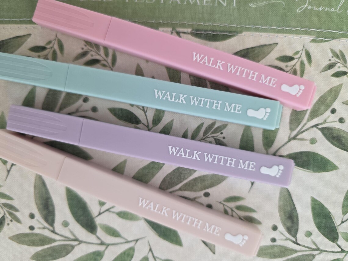 Walk With Me Scripture Tracker Highlighter Gift Handout | LDS 2026 ...