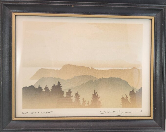 Peter and Traudl Markgraf Sunday Night Original Hand Signed Serigraph ...