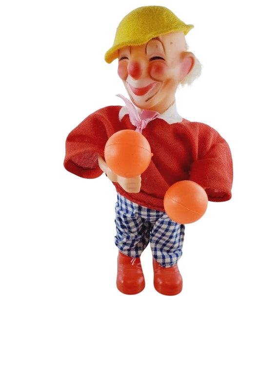 Vintage Stuffed Clowns 1960s