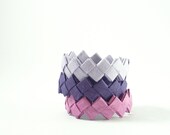 Items similar to Paper bracelets - colorful paper jewelry- 45 different ...