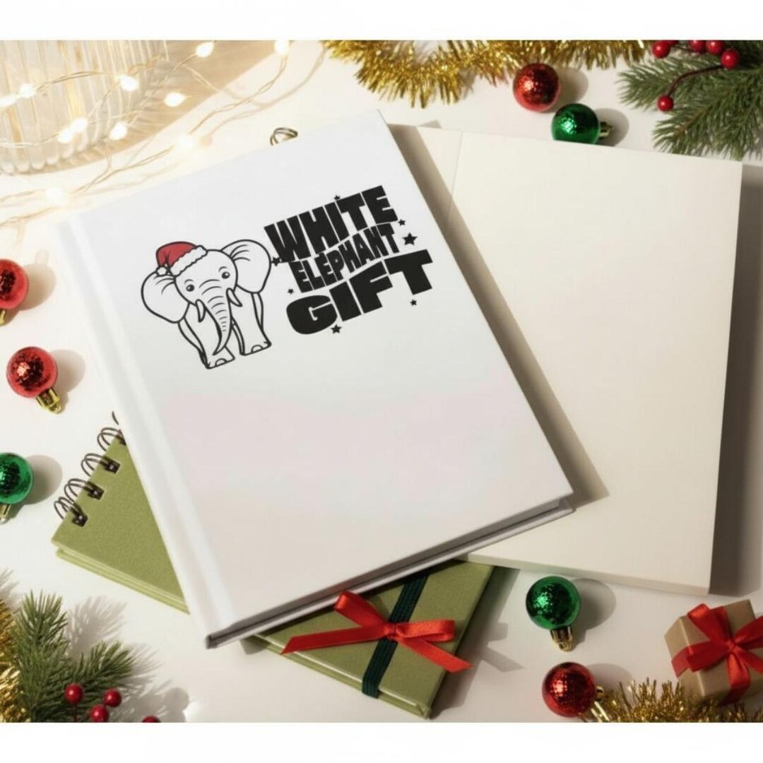 White Elephant Gift Journal - Cheesy - Gag - Associate - Funny ...