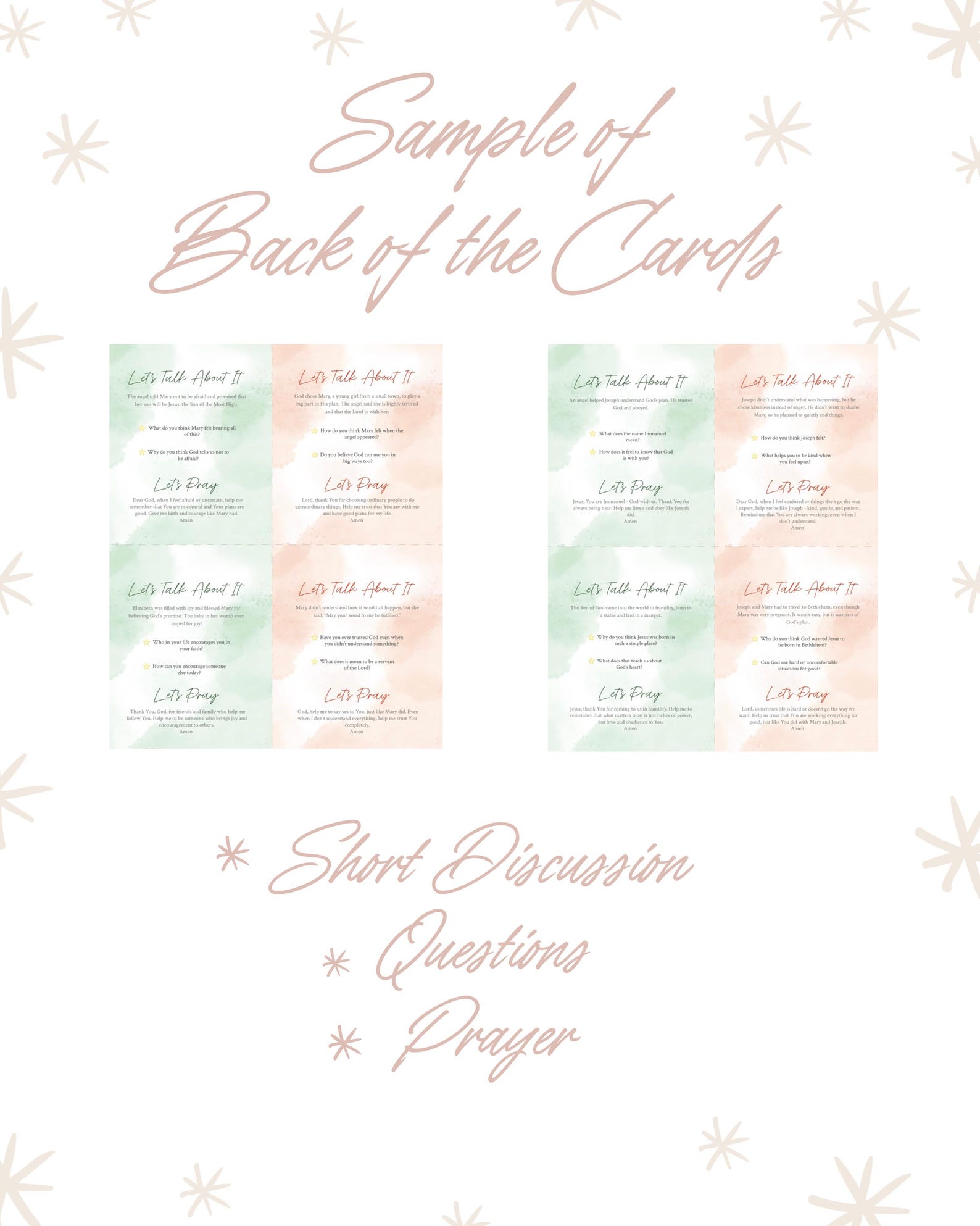 Christmas Story Cards: A Family Devotional & Activity Set PDF I ...