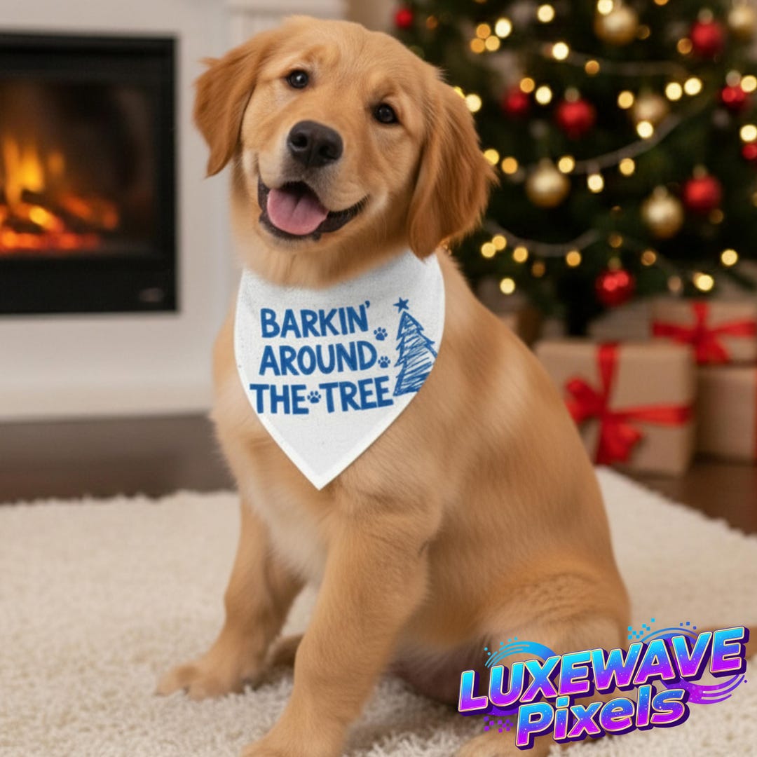 Barkin Around the Tree Dog Design PNG, Messy Doodle Blueprint Style ...