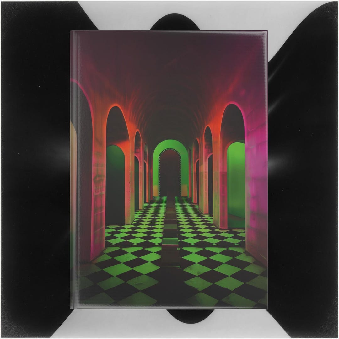 Giallo Italian Horror Cinema Inspired Creepy Hallway Hardcover Notebook ...