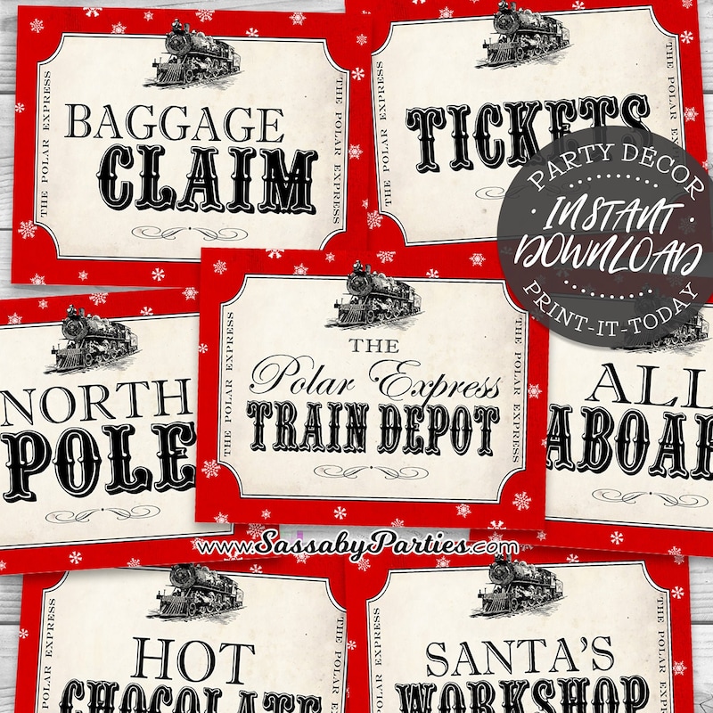 Polar Express Sign - Etsy