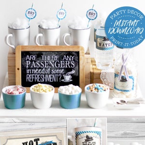 Polar Express Hot Chocolate Pack - INSTANT DOWNLOAD - Edit & Print ...