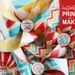 Carnival Pinwheels Templates - INSTANT DOWNLOAD - Printable Party Decor ...