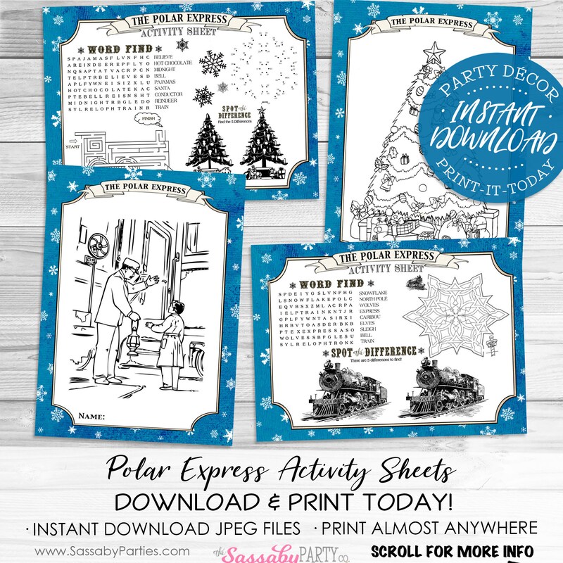 Polar Express Packs - Etsy UK