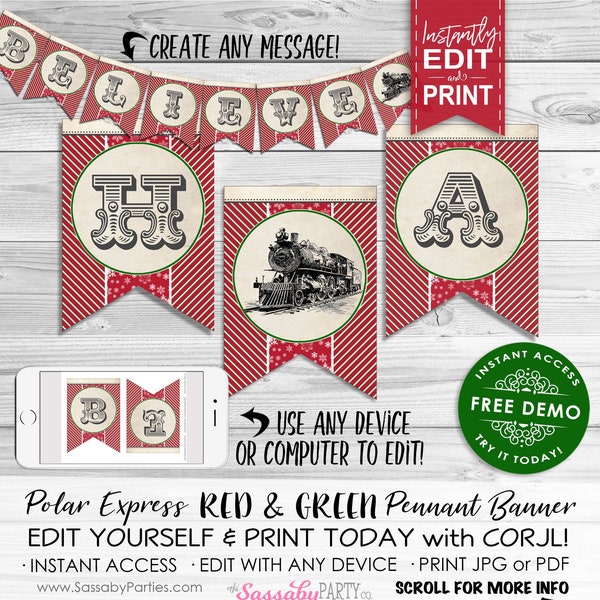 Polar Express Decorations - Etsy