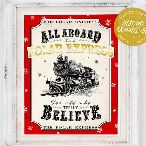 Polar Express Activity Sheets INSTANT DOWNLOAD Printable - Etsy