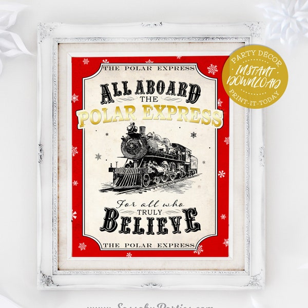 Polar Express Sign - Etsy