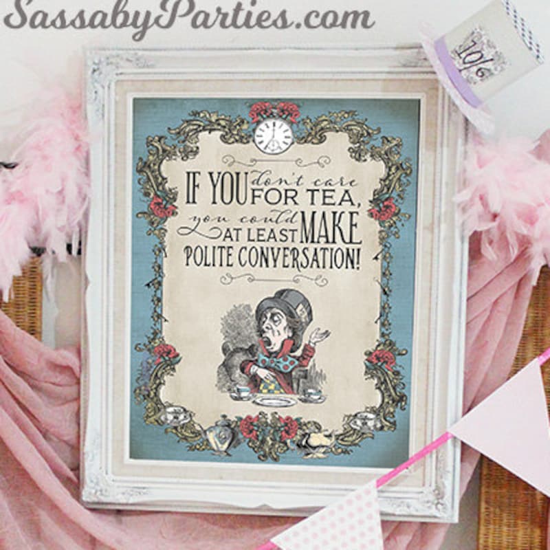 Alice in Wonderland Poster - Etsy