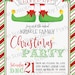 Elf Christmas Party Invitation - INSTANT DOWNLOAD - Edit & Print, Xmas ...