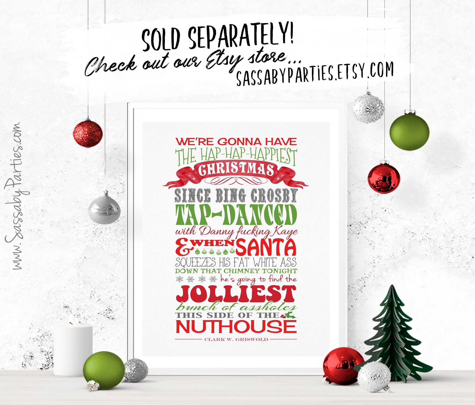 Christmas Vacation Quote - INSTANT DOWNLOAD - Clark Griswold Quote ...