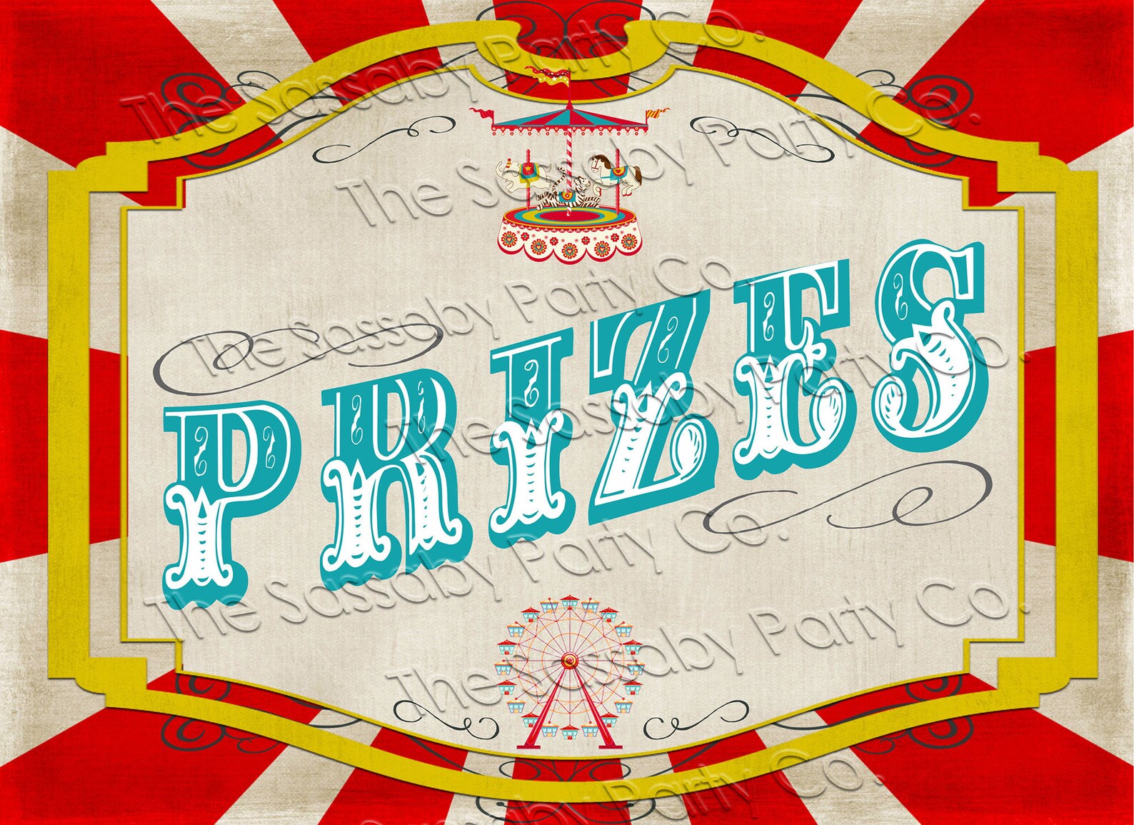 30 Carnival Games Signs & Posters - INSTANT DOWNLOAD - Printable ...