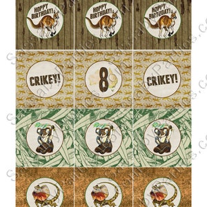Australian Animals Party Circles/cupcake Toppers - INSTANT DOWNLOAD ...