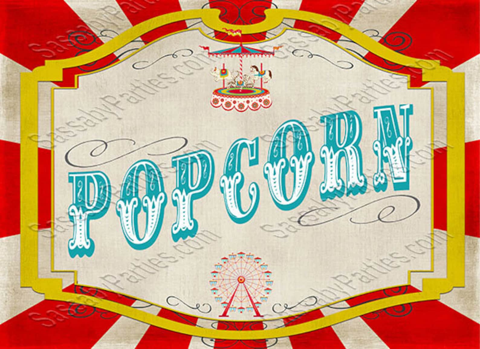 30 Carnival Games Signs & Posters - INSTANT DOWNLOAD - Printable ...