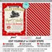 Polar Express Invitation - INSTANT DOWNLOAD - Partially Editable ...
