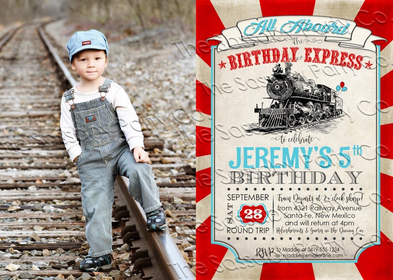 Birthday Express Invitation INSTANT DOWNLOAD Edit & Print - Etsy