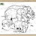 Safari Activity & Coloring Sheets/placemats - INSTANT DOWNLOAD ...