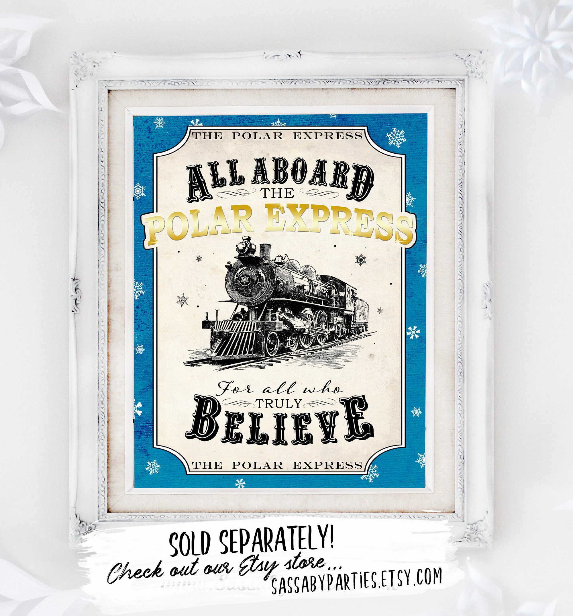 Polar Express Invitation - INSTANT DOWNLOAD - Partially Editable ...