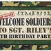 Army Men Welcome Sign INSTANT DOWNLOAD DIY Partially - Etsy