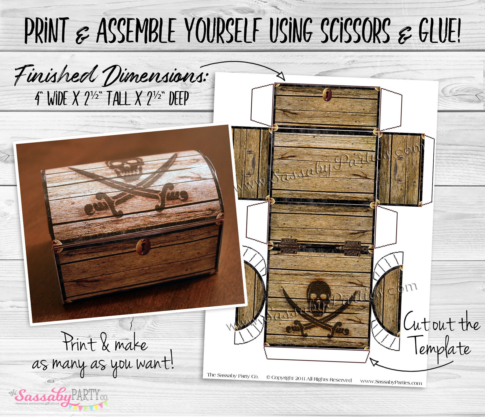 Pirate Party Pack - INSTANT DOWNLOAD - Editable & Printable Birthday ...