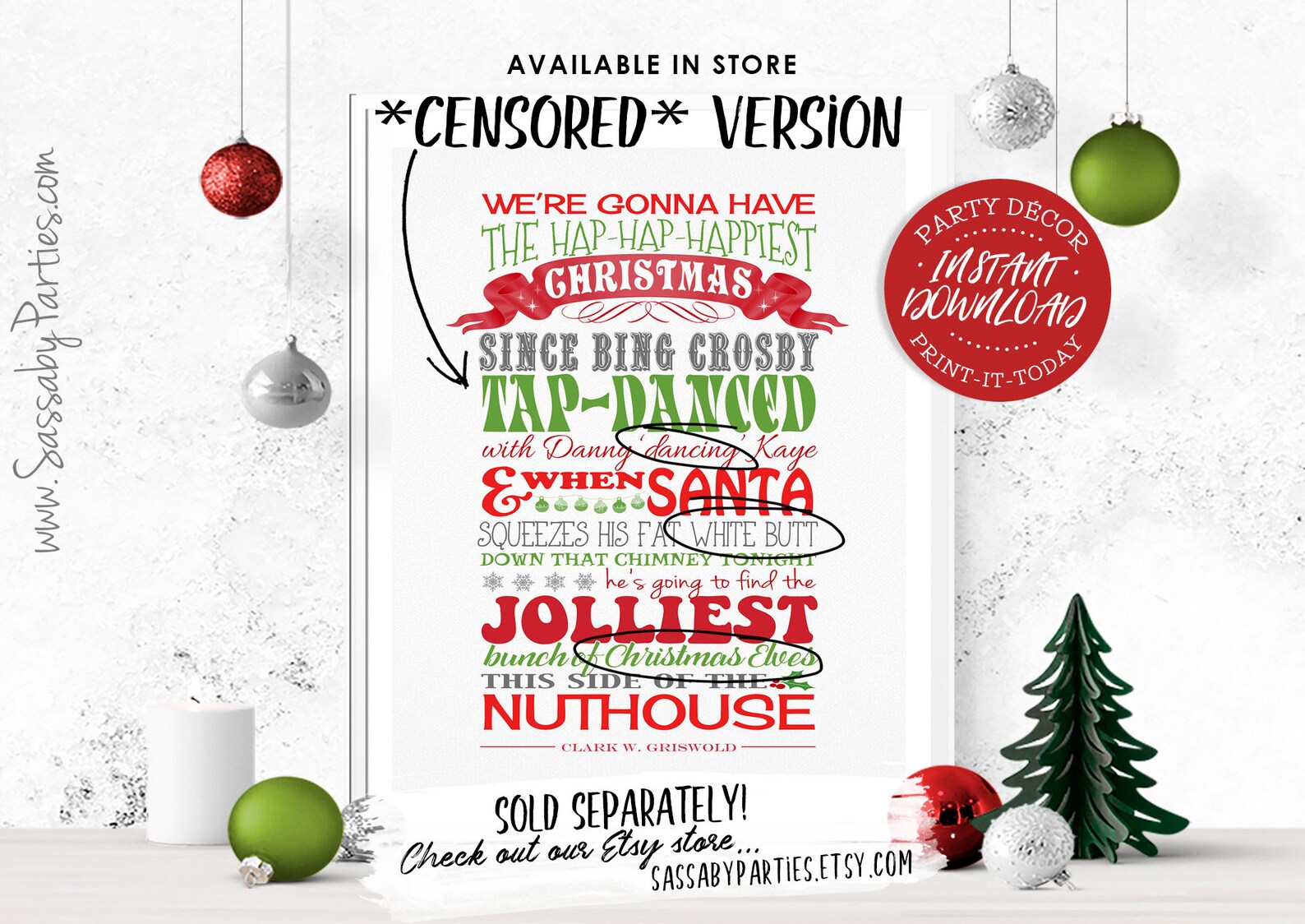 Buddy Elf Christmas Poster INSTANT DOWNLOAD Four Food - Etsy
