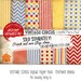 Vintage Circus Digital Paper Pack INSTANT DOWNLOAD Scrapbooking Card ...