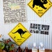 Australia Poster Pack - INSTANT DOWNLOAD - Aussie, Outback, Kangaroo ...