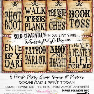 Pirate Drink Bottle Labels - INSTANT DOWNLOAD - Editable & Printable ...