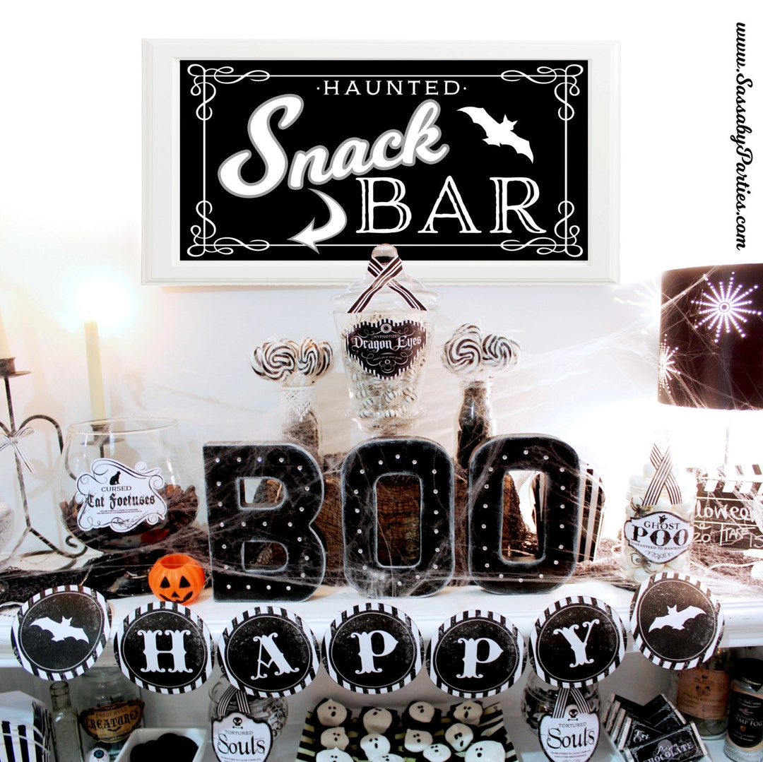 Halloween Horror Movie Party Pack - INSTANT DOWNLOAD - Printable ...