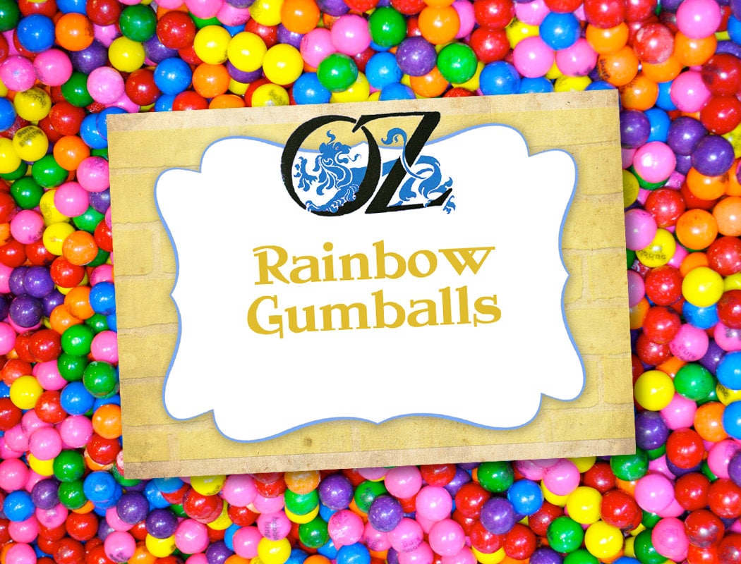 Wizard of Oz Party Labels INSTANT DOWNLOAD Editable & | Etsy