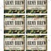 Army Men Drink Bottle Labels - INSTANT DOWNLOAD - Partially Editable ...