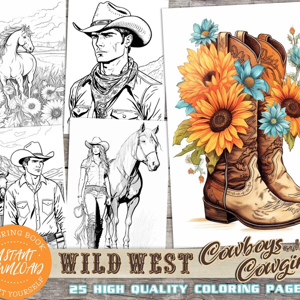 Ranch Coloring Book - Etsy