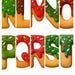 Butter Cookie Alphabet PNG | Christmas Cookie Letters A-Z | Gingerbread ...