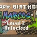 Hand Painted Custom Birthday Banner | Character Party Banner ...