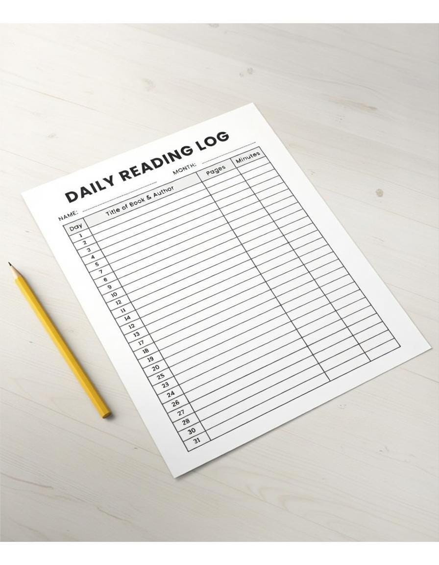 Student Reading Log Printable | Homeschool Tracker (US Letter, A4 ...